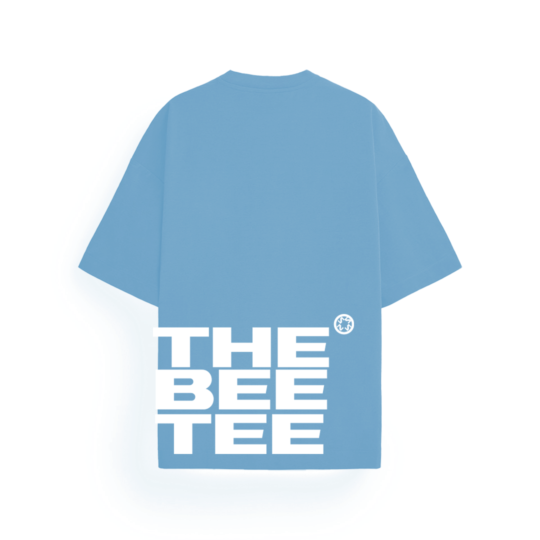 Bee Tee- Oversized Tshirt (Blue)